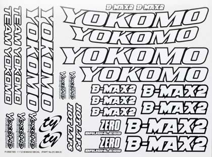 Yokomo B-MAX2 decal – DM 3D Racing